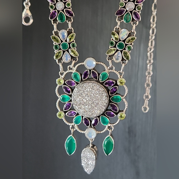 Nicky Butler | Jewelry | Nicky Butler Multi Gemstone Druzy Nb Designer ...
